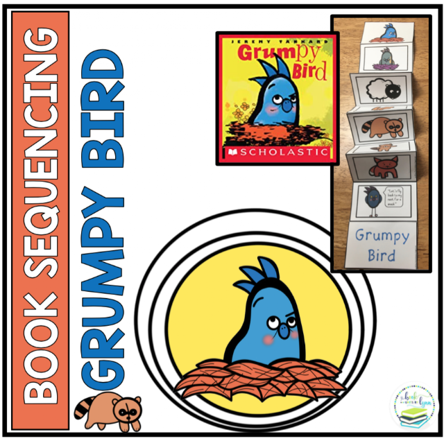 GRUMPY BIRD SEQUENCING BOOK CRAFT ~ Book Units by Lynn