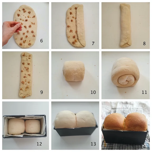 Gula Melaka and Walnut Bread - BAKE WITH PAWS