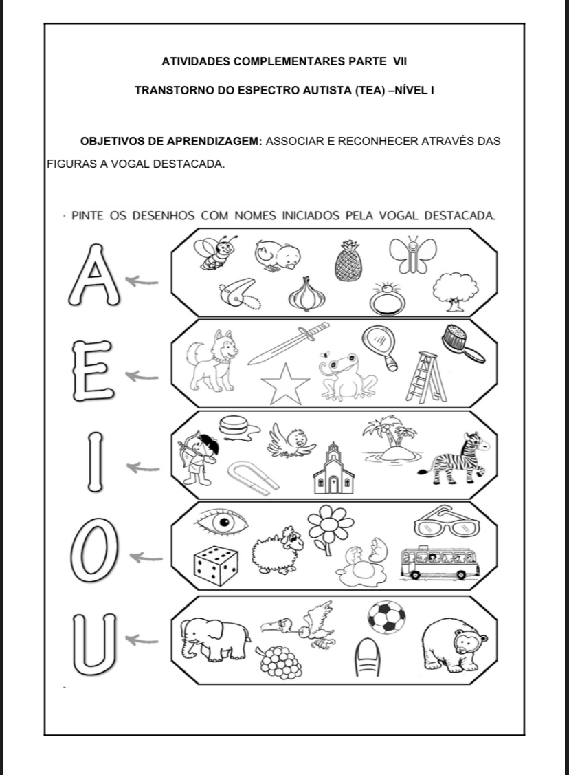 CENTRO EDUCACIONAL MUNICIPAL SÃO CRISTÓVÃO: Atividades AEE
