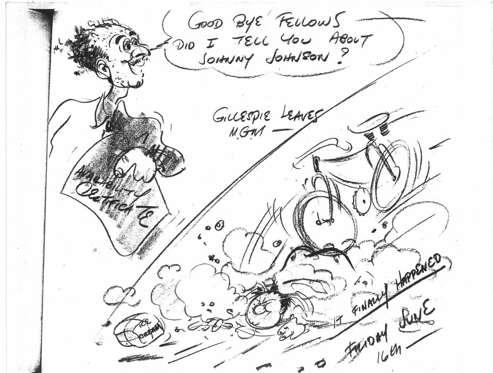 Filboid Studge: Irv Spence's Cartoon Diary: June 16, 1944