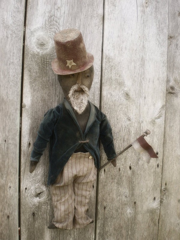 ByThyHandsTinkerings: Primitive Uncle Sam~ On Early Work ~SOLD~