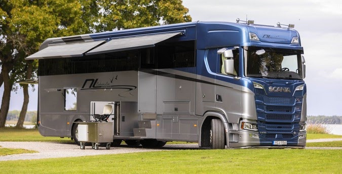 Caminhões Scania V8 são transformados em motorhomes luxuosos de R$ 4.7 ...