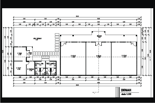 Rancangan Gambar Bangunan Rumah Yatim & Dhuafa | Rumah Yatim & Dhuafa ...