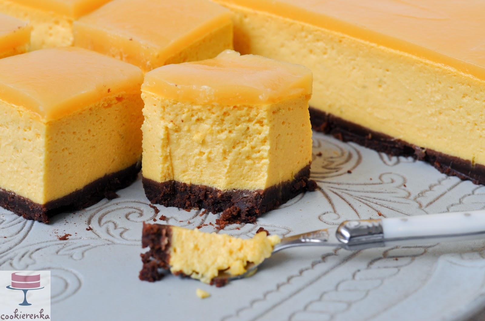 Tropikalny sernik (z mango)