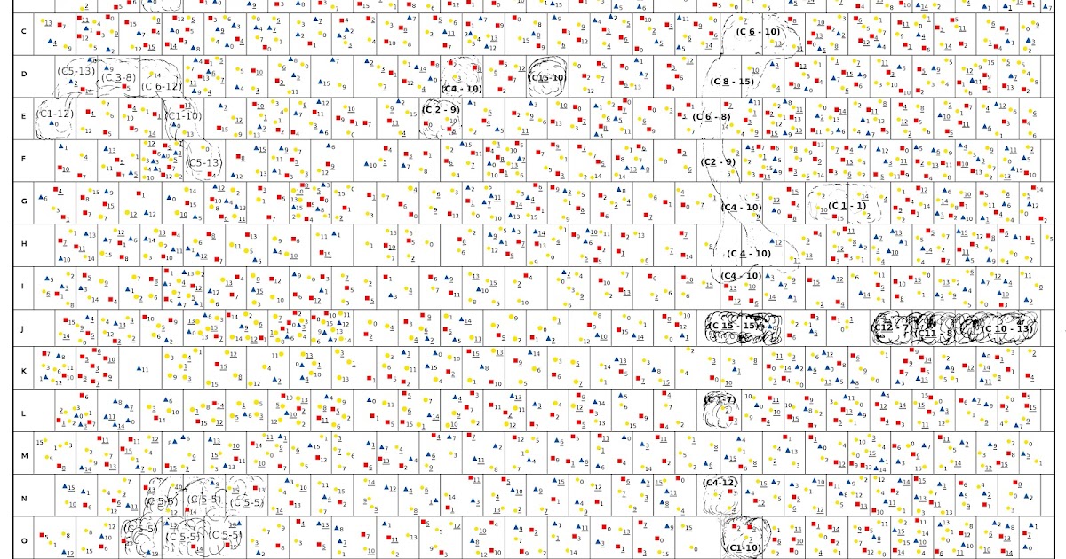 The Star Maps of Star Probe, Star Empires and Star Frontiers: