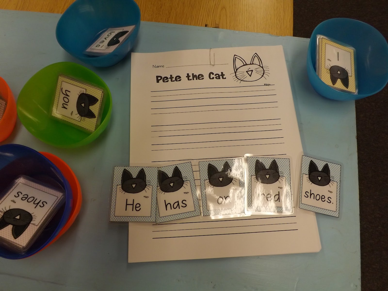 Mrs. Vento's Kindergarten: Pete the Cat Day