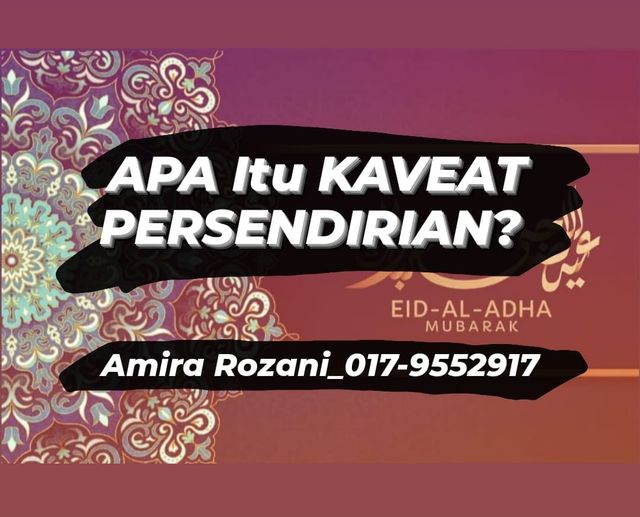 RDC GROUP PROPERTIES (KT0399655-U): APAKAH ITU KAVEAT, ATAU KAVEAT ...