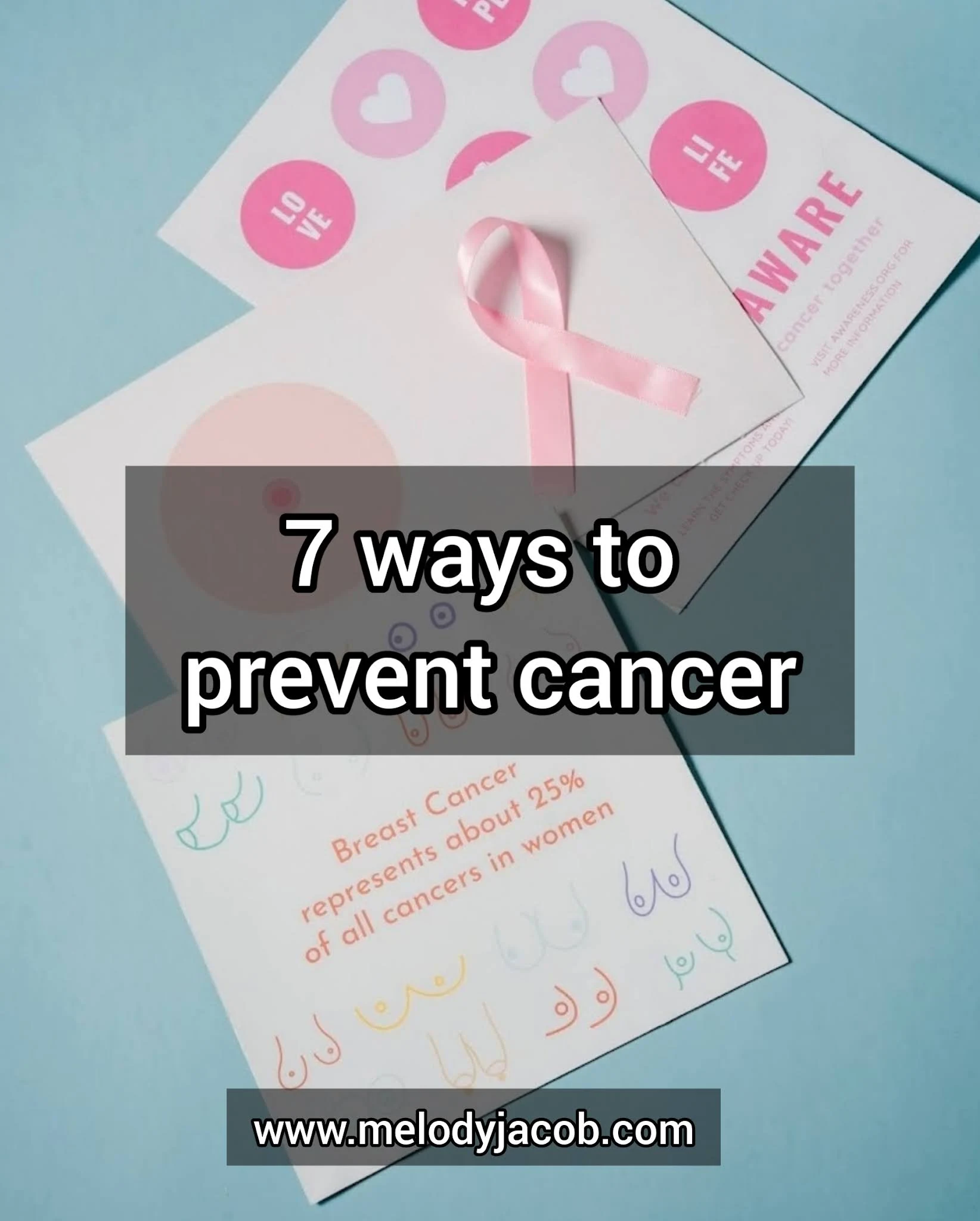 7 cancer-prevention methods | Melody Jacob