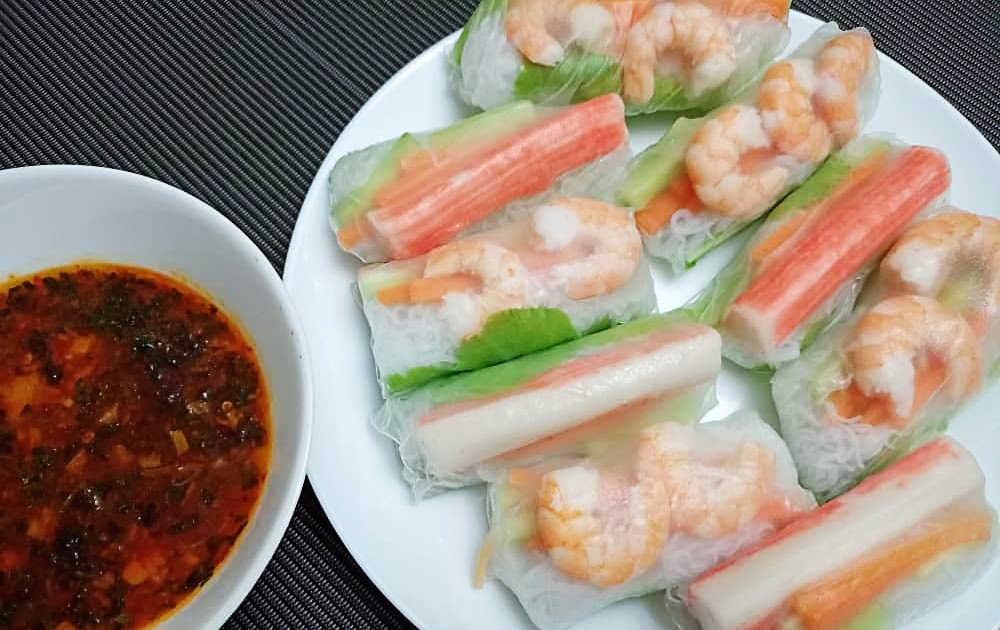 Resepi dan cara buat Vietnamese Spring Roll