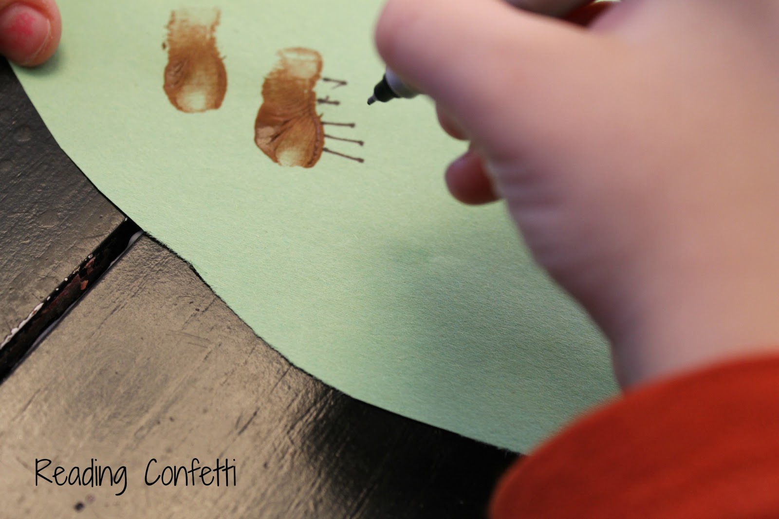 Fingerprint Lady Bug Life Cycle Craft ~ Reading Confetti