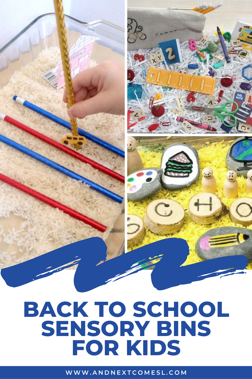 Back to School Sensory Bins for Kids | And Next Comes L - Hyperlexia ...