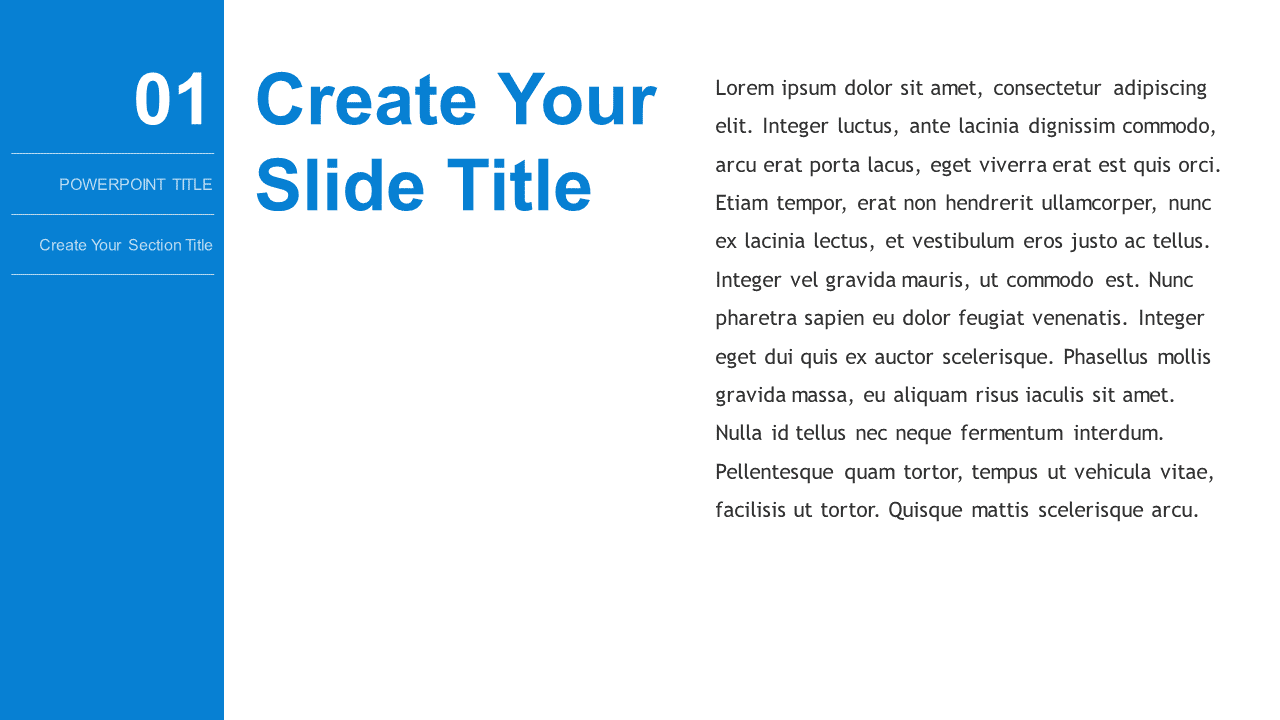 Simple Line PowerPoint Templates - PowerPoint Free