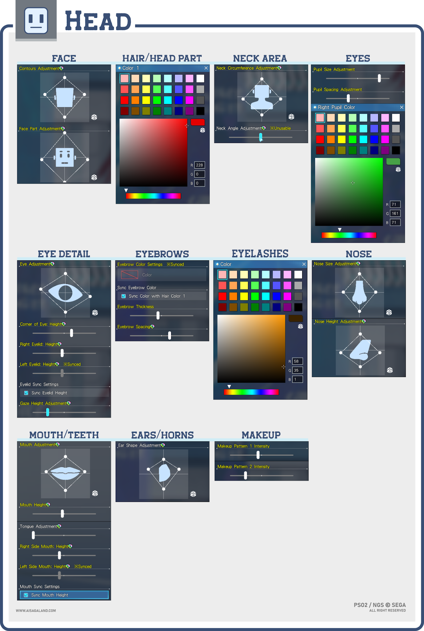 PSO2 NGS Character Creation - Custom #17 - Aisaga Land