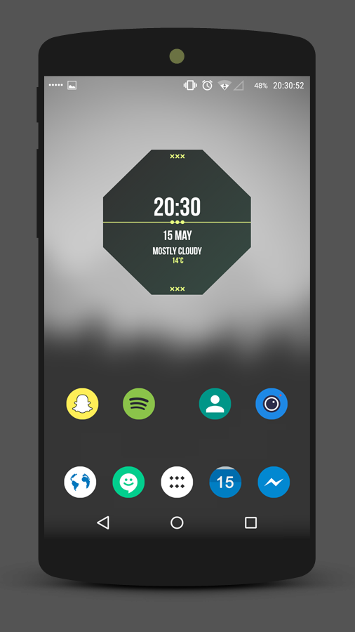 Homescreen Design ANDROID