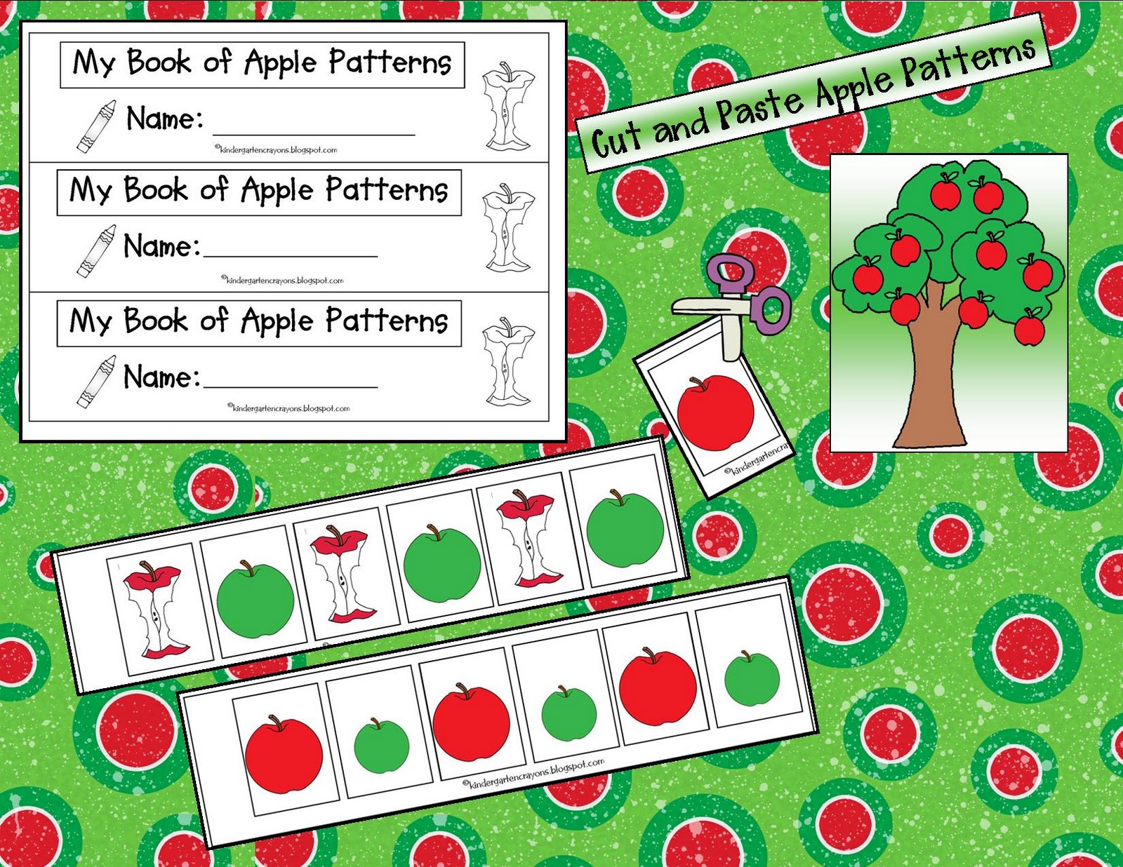 Kindergarten Crayons: Apple Pickin' Not Nose Pickin'