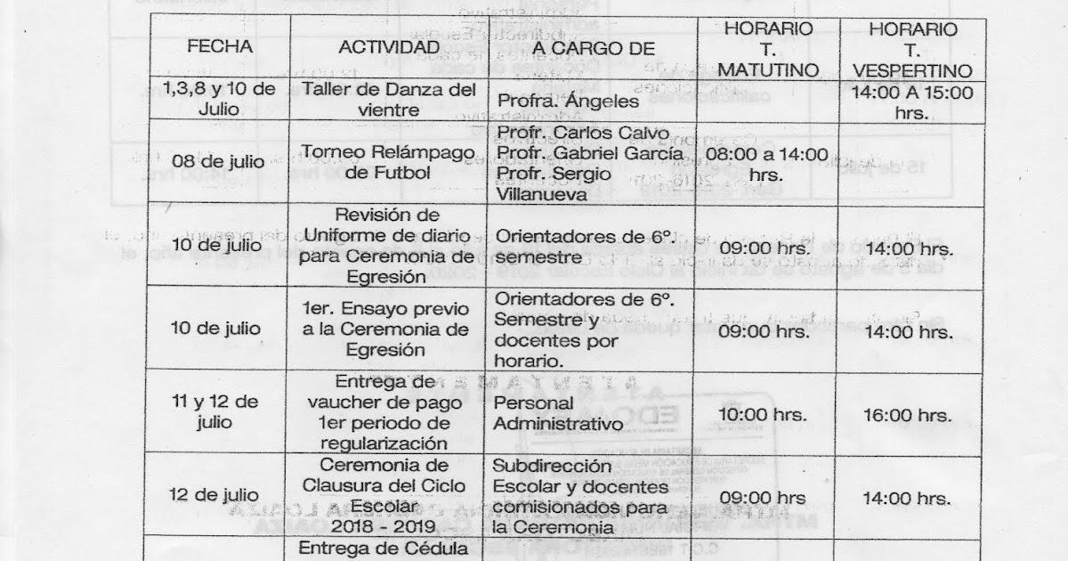 PREPARATORIA OFICIAL 105