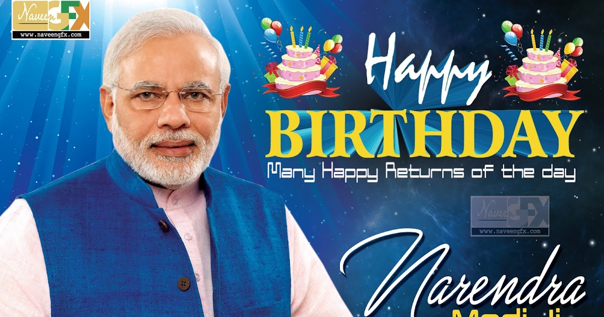 narendra modi birthday wishes and greetings hd images | naveengfx