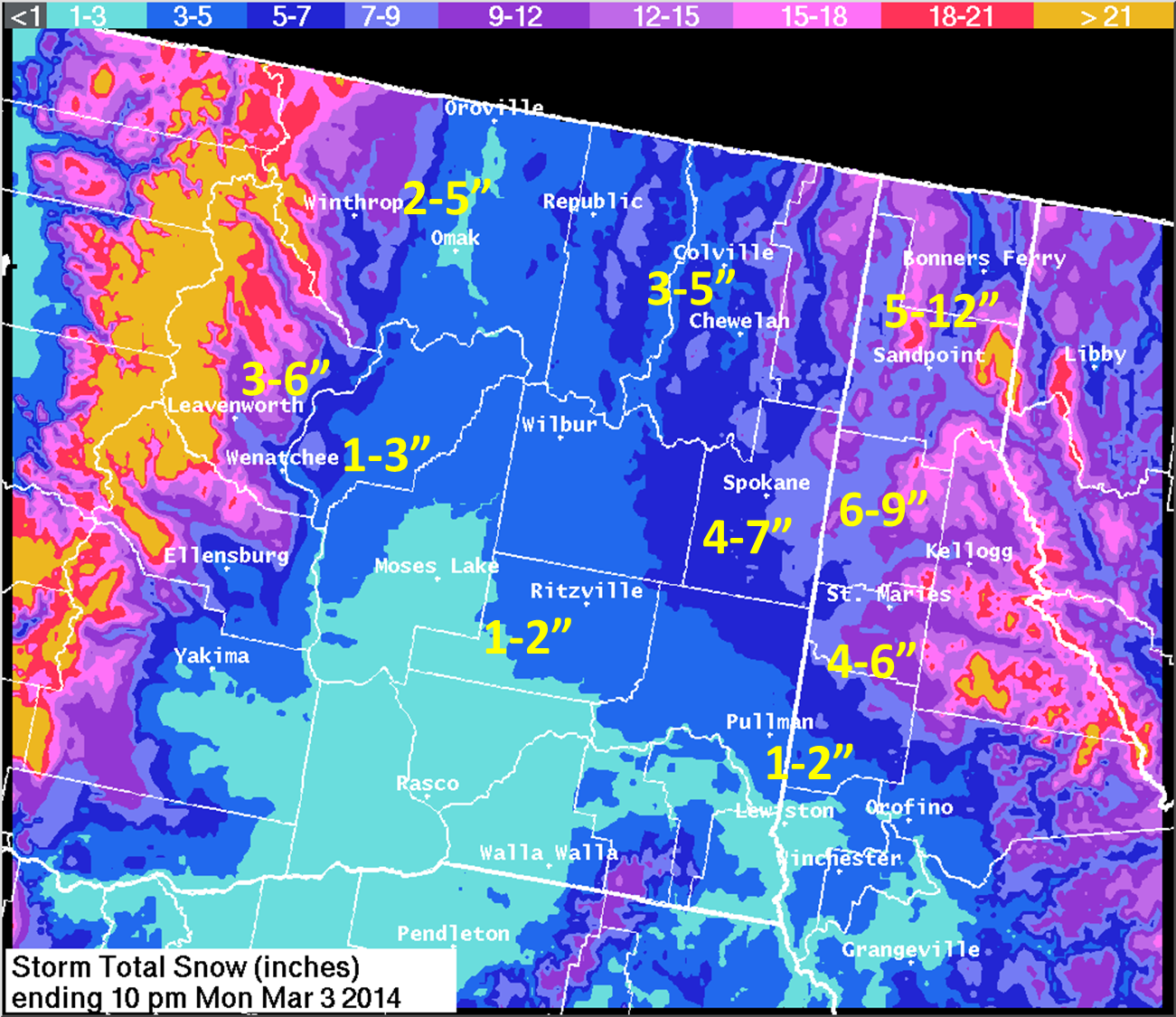 Inland Northwest Weather Blog: And now for the meltdown...