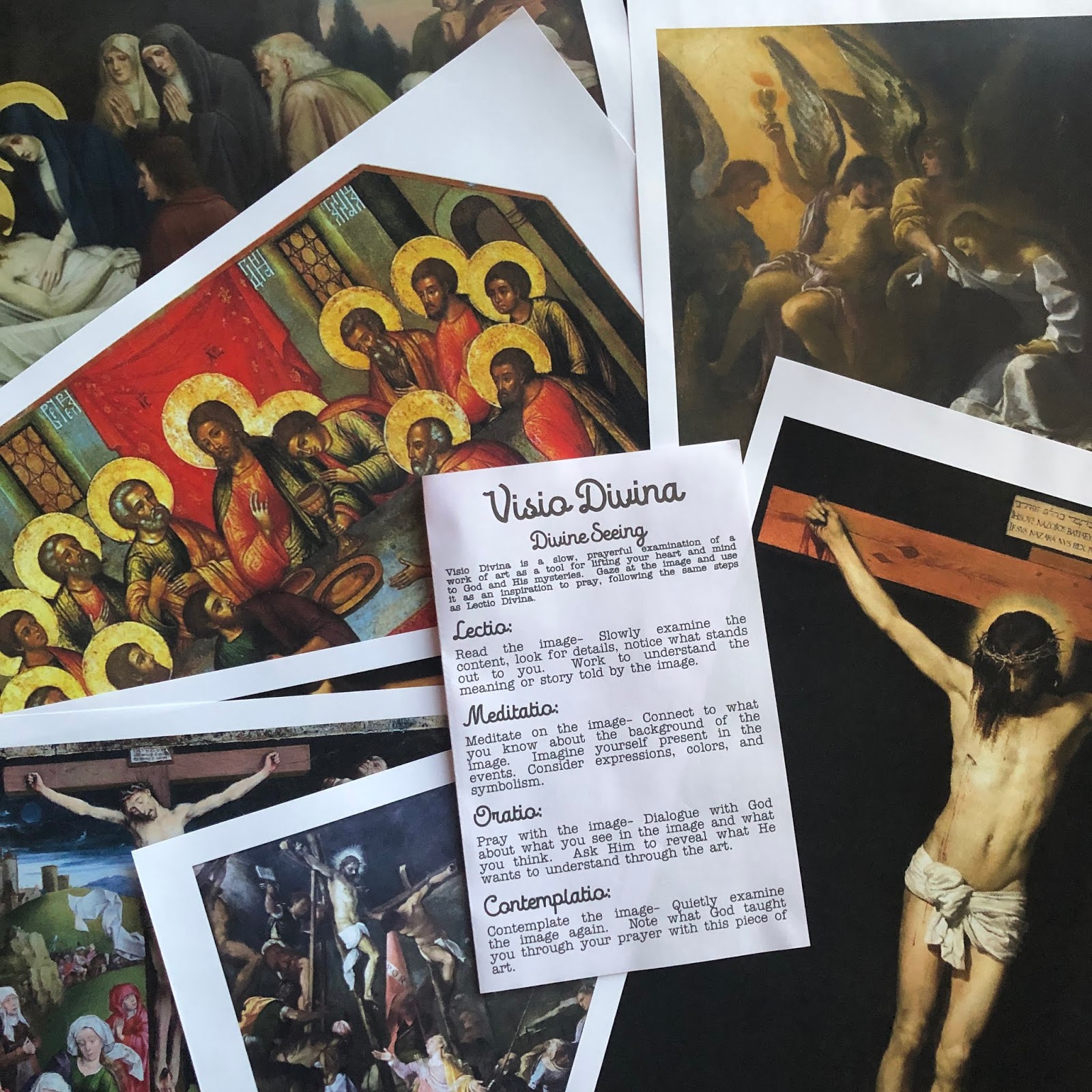 Look to Him and be Radiant: Lenten Visio Divina Gallery Walk
