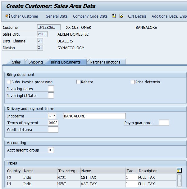 SAP SALES & DISTRIBUTION: Customer Master