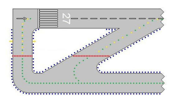 Taxiway Centerline Lights