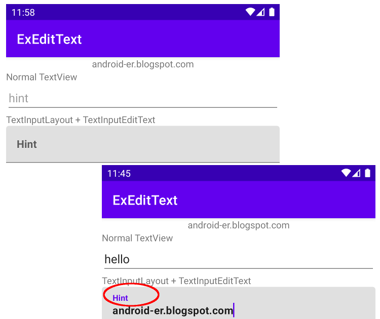 Android-er: TextInputLayout + TextInputEditText