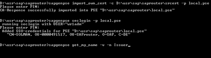 SAP Router configuration and renew of the SAP router Certificate ~ HOW ...