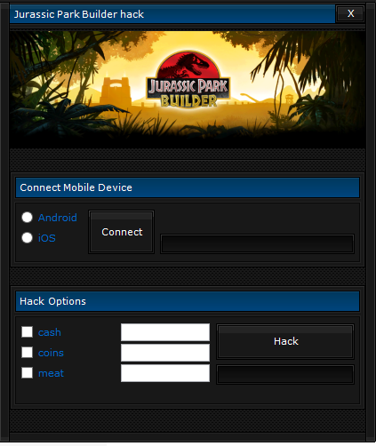jurassic park builder hack