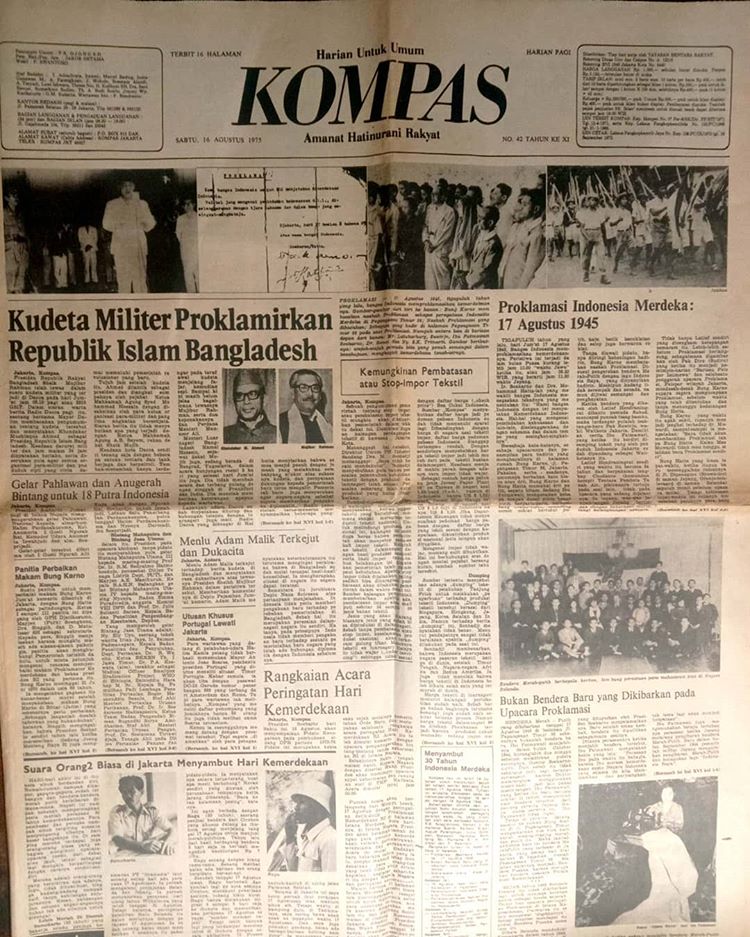 MY BLOG (Blog Ku): Jelang HUT Ke 55 Kompas - 20 Kover Koran Pilihan ...