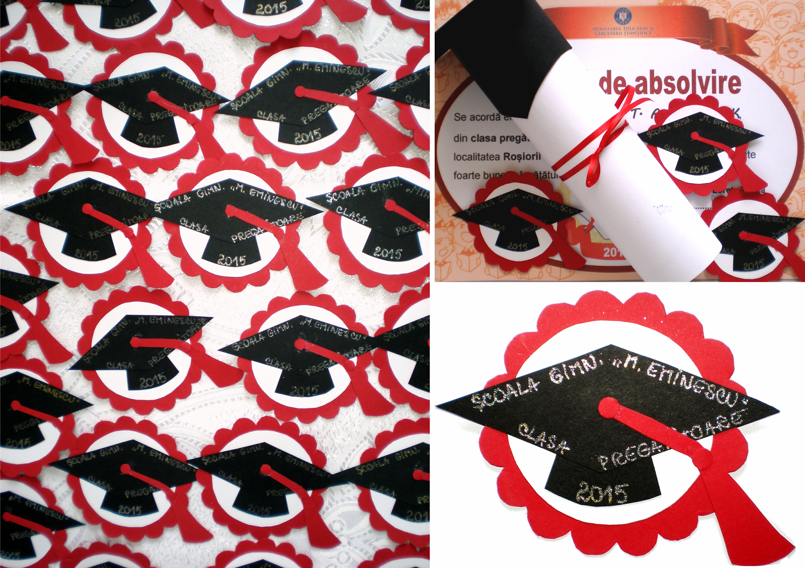 Ecusoane pentru absolvire - Materiale didactice de 10(zece)