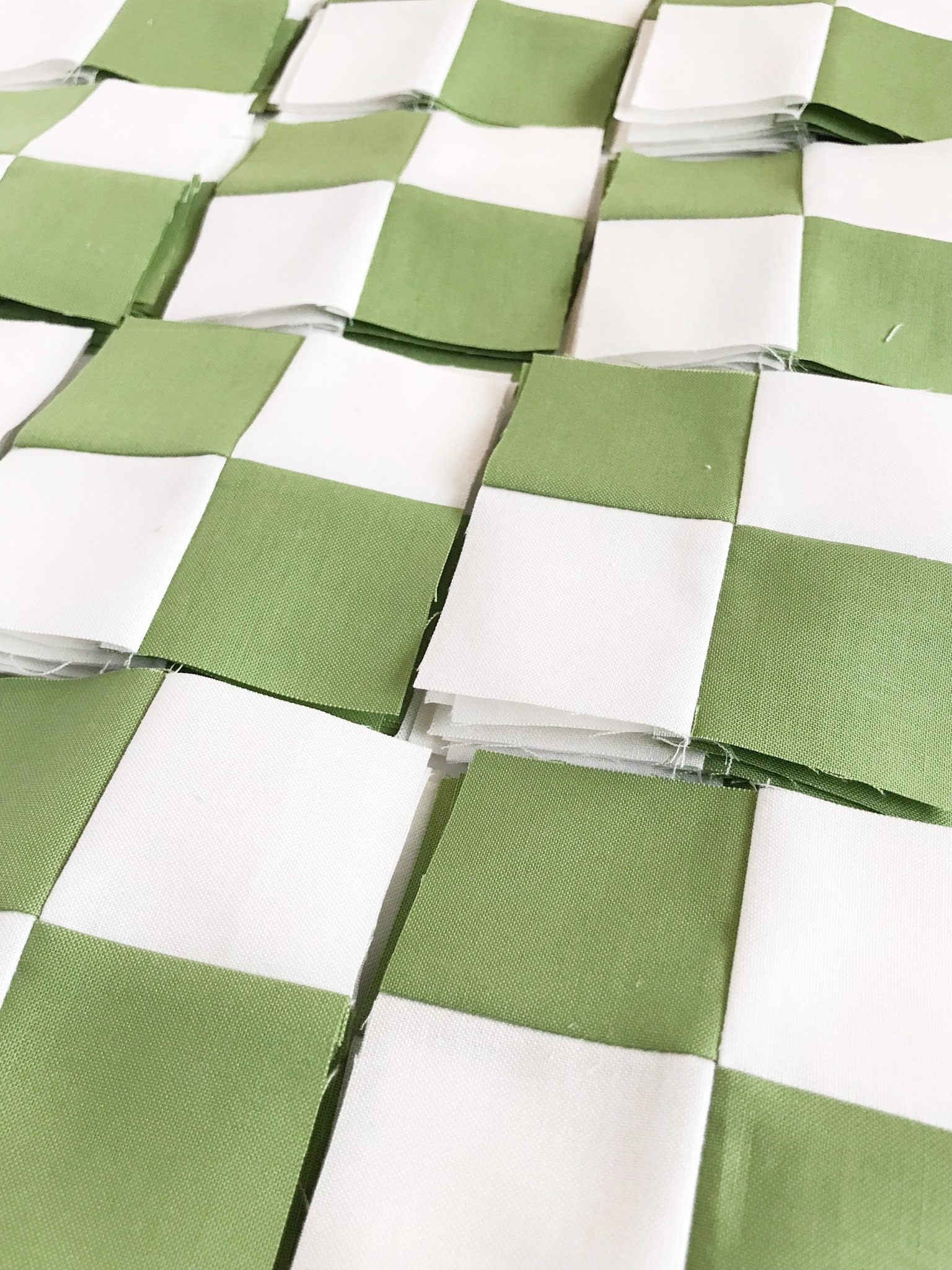 Kairle Oaks - Virgin River Quilt Co.: Double Dip : Double Four-patch Quilt