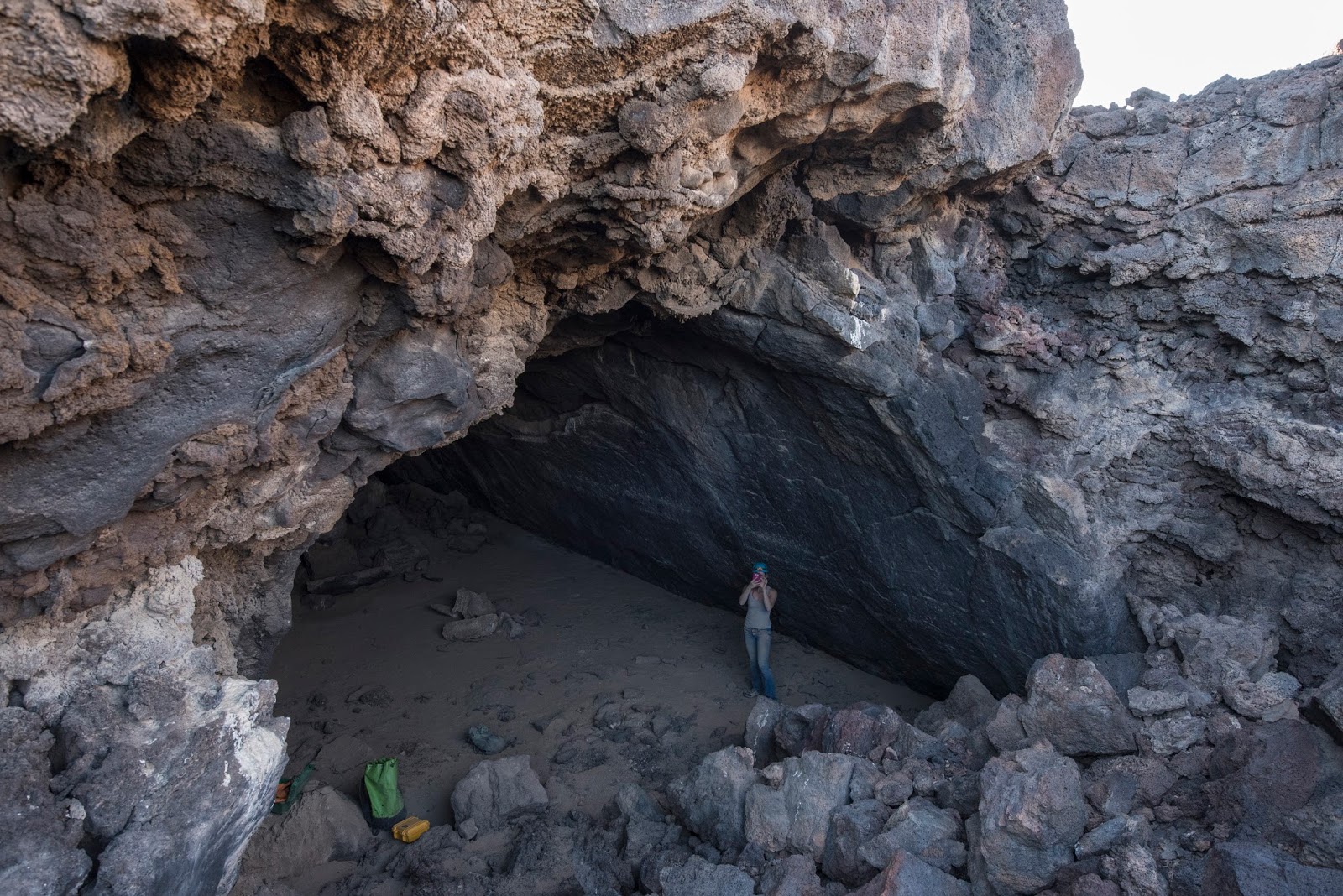 LAVA TUBE CAVES OF THE PISGAH CRATER, CALIFORNIA - ADAM HAYDOCK