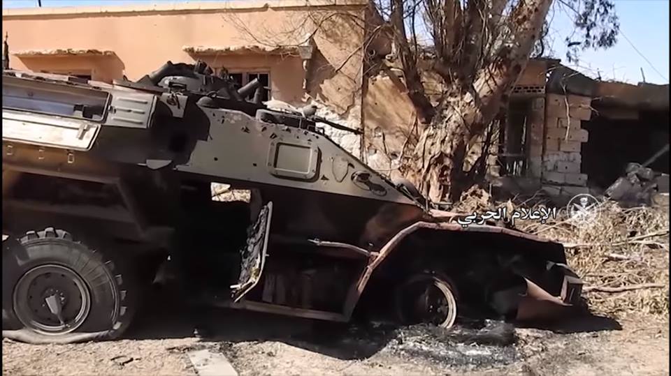 Ucrânia em África: BMP-97 “Vystrel” russo é destruído na Síria (fotos e ...