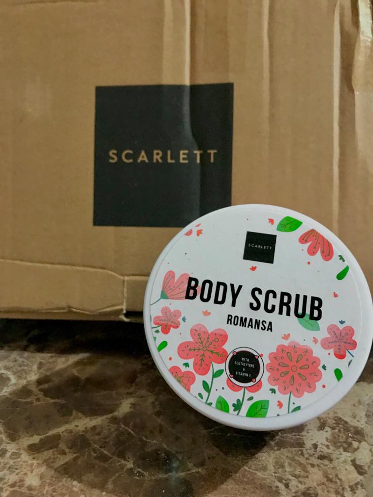 MARDANURDIN.COM: Review Produk Scarlett – Body Scrub, Shower Scrub, dan ...