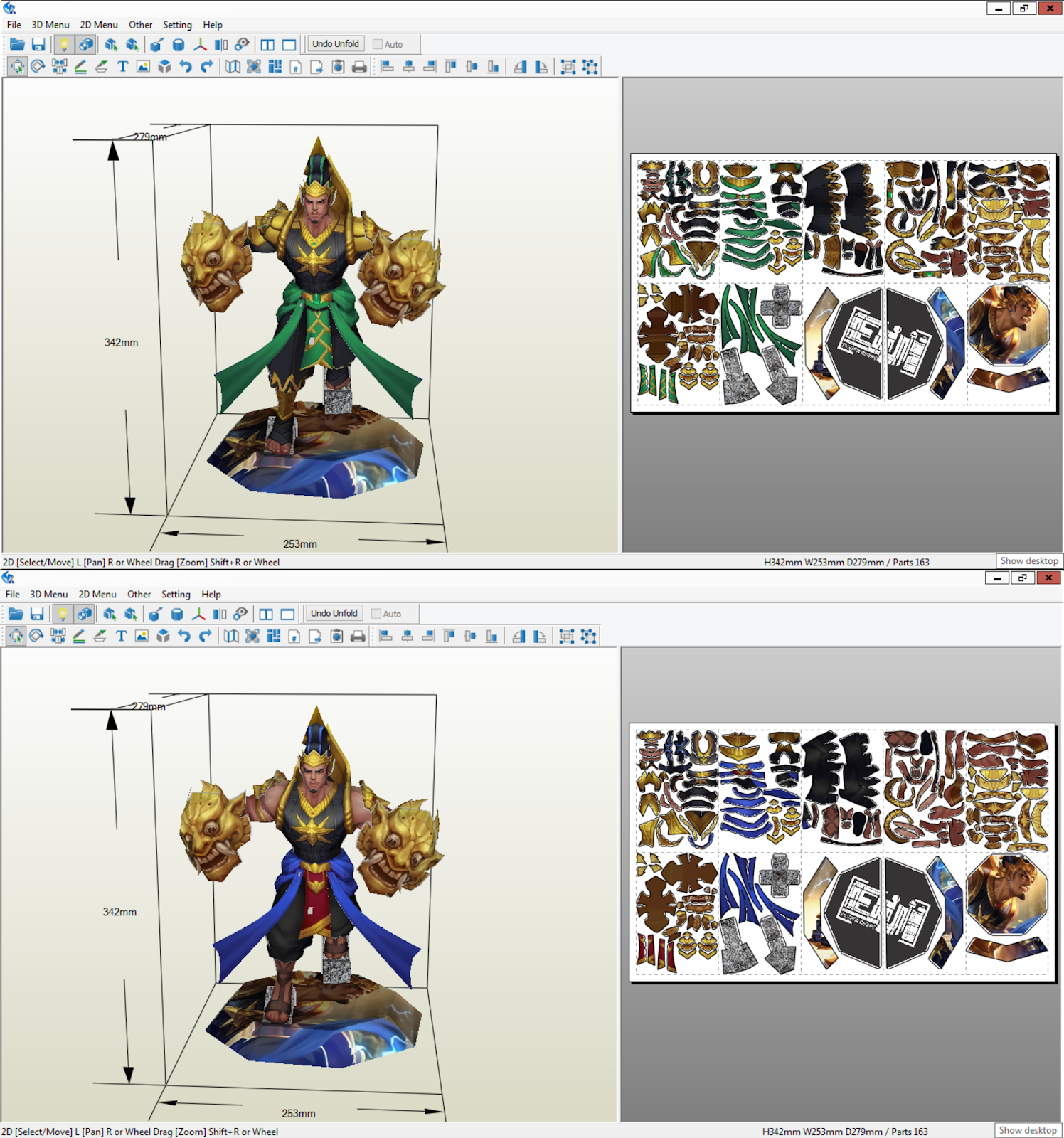 Eiji Papercraft: Hero Mobile Legends Gatotkaca Mighty Guardian Papercraft
