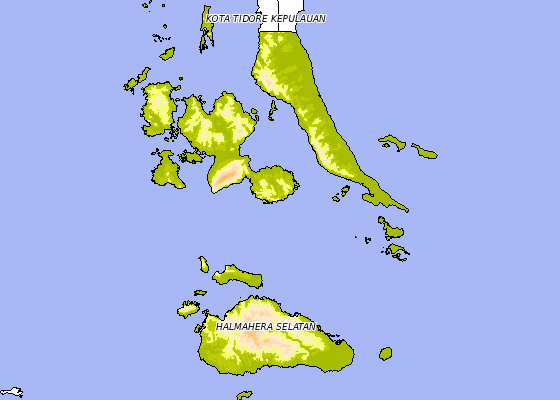 HALMAHERA: KABUPATEN KOTA DI PROVINSI MALUKU UTARA