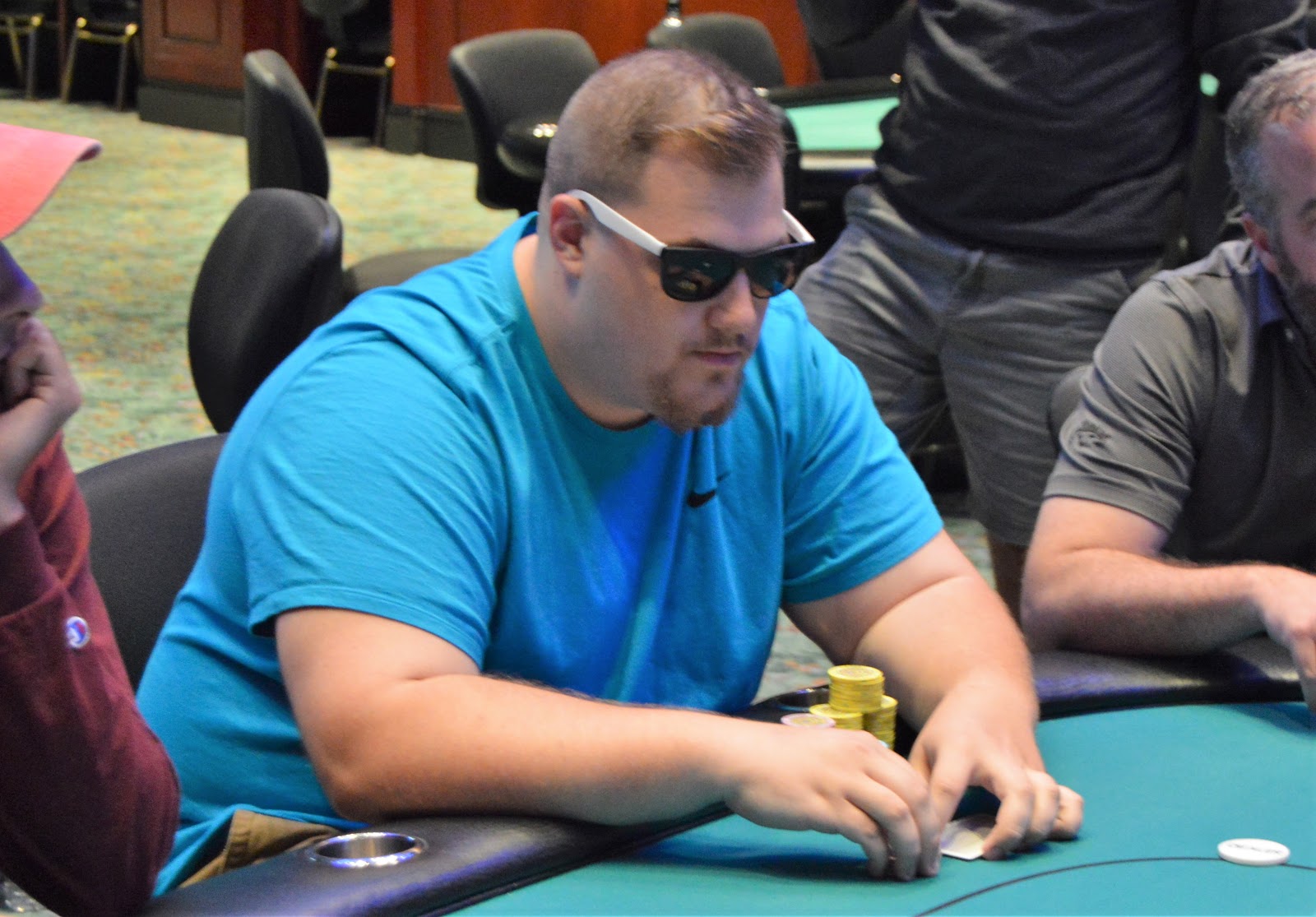 Foxwoods Poker: Event 1 $400 NLH: Heckman Stacking Chips