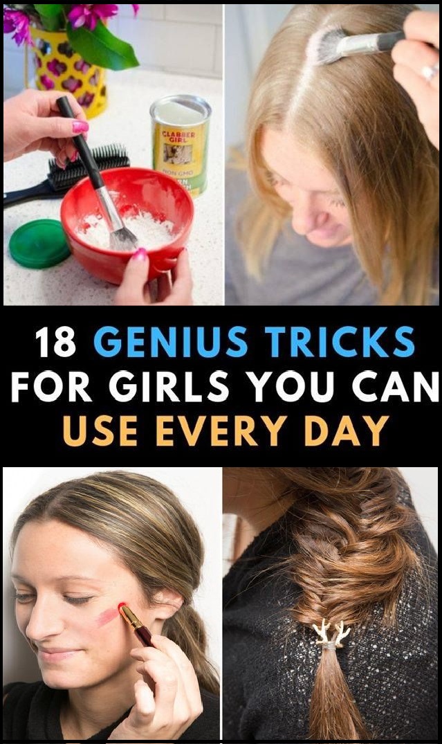 18 Genius Tricks for Girls You Can Use Every Day - Healthy Lifestyle