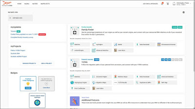 The GENES Blog: FamilyTreeDNA releases new dashboard look