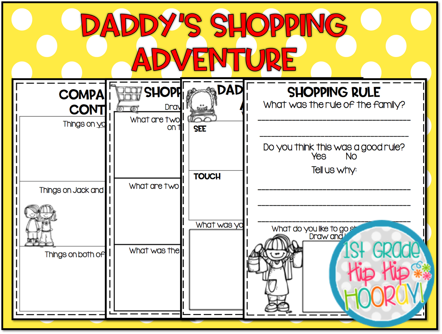 1st Grade Hip Hip Hooray!: Daddy's Shopping Adventure!