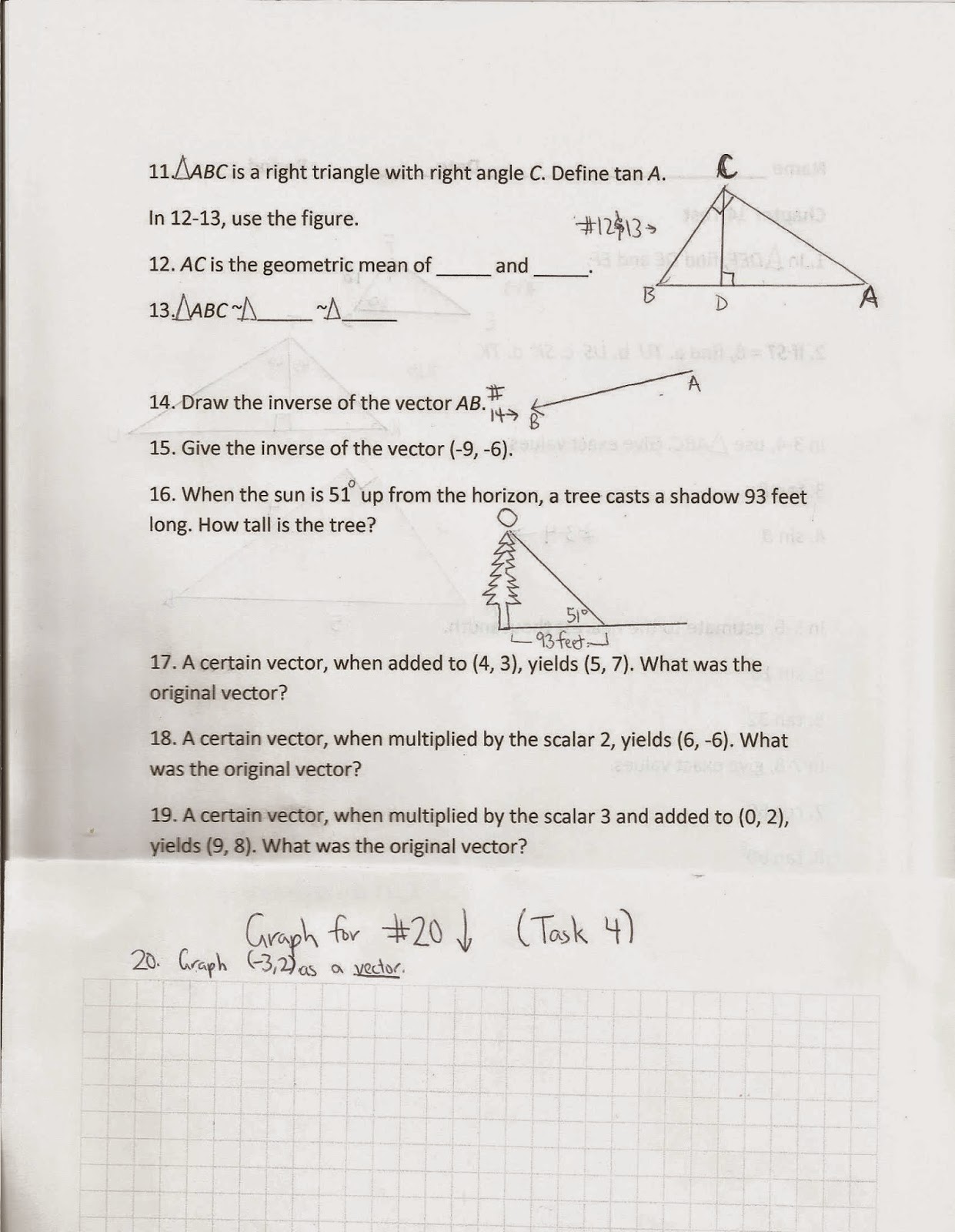 Geometry, Common Core Style: Chapter 14 Test (Day 111)