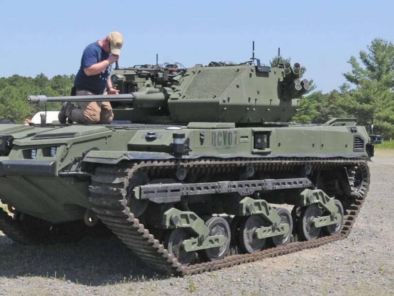 WARFARE Blog: O Exército Americano testa mini-tanque autônomo pela ...