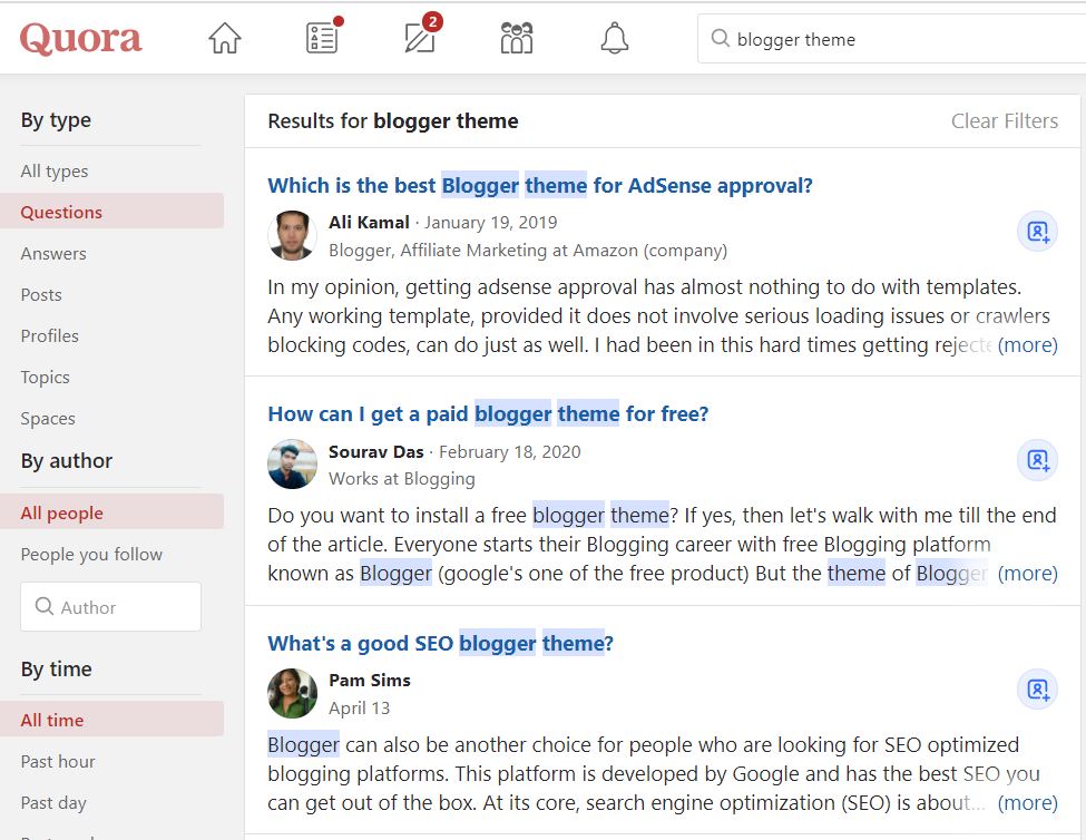 How to Use Quora to Find Great New Content Ideas? - BloggerSpice: SEO ...