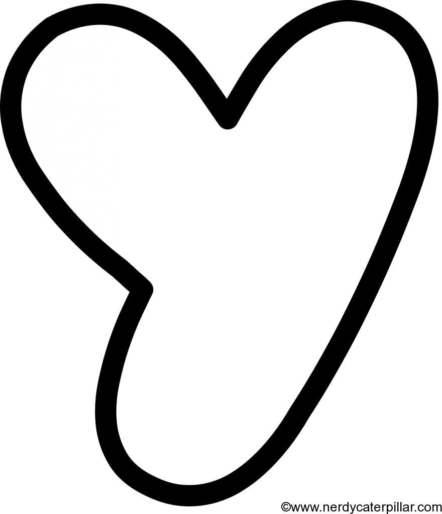 Bubble Letters Lowercase Y - Formal Letters