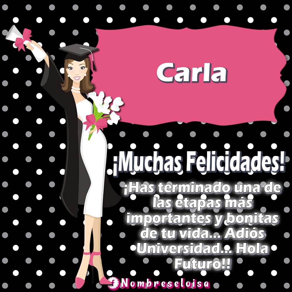 Felicidades, has terminado una de las etapas más importantes y bonitas ...