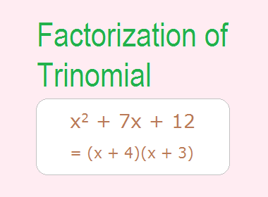 10 Math Problems: Factorization of Trinomial