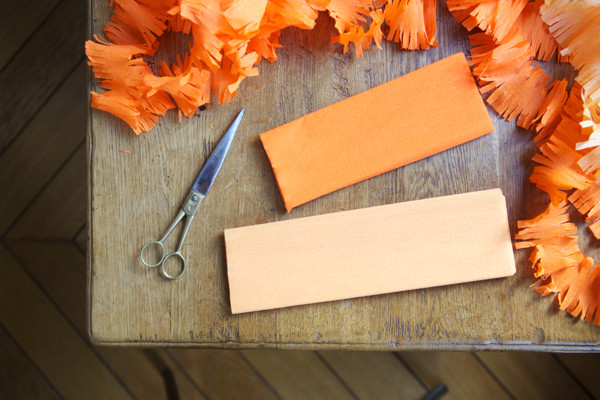 Be Different...Act Normal: Fringed Crepe Paper Streamers