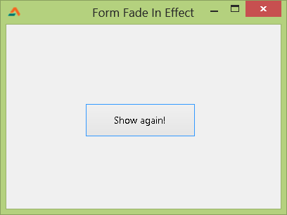 Create a Form Fade in Effect | LazPlanet