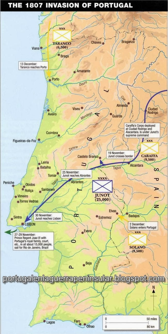 Portugal en la Guerra Peninsular: Primera invasión francesa a Portugal ...