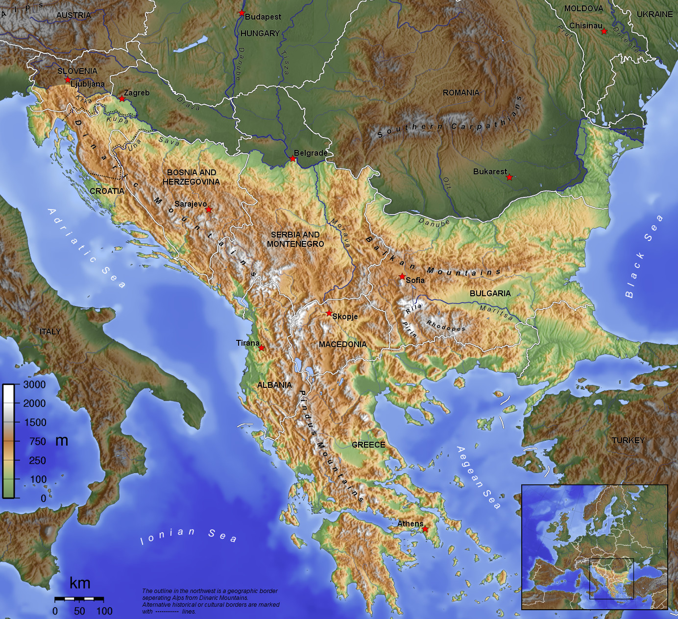 Balkans - geography | Balkans Peaks